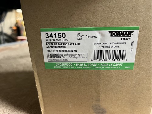 Dorman 34150 A/C Compressor Bypass Pulley | eBay
