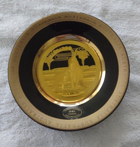 Australia Souvenir 6” Kangaroo Plate and 24K Gold Plated | eBay