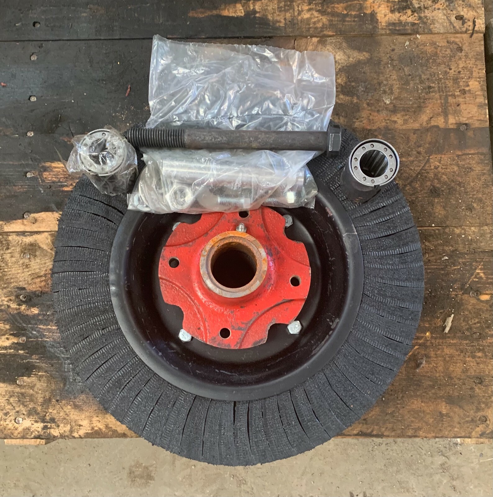 BUSH HOG 12834 CASTER TAIL WHEEL TIRE AND HUB ASSEMBLY KIT | eBay