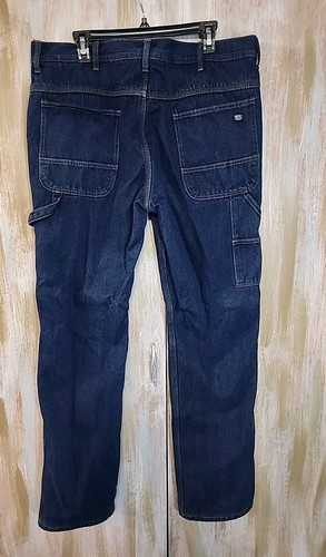Key Carpenter Jeans Fleece Lined Insulated Workwear Men’s Size 36x34 ...
