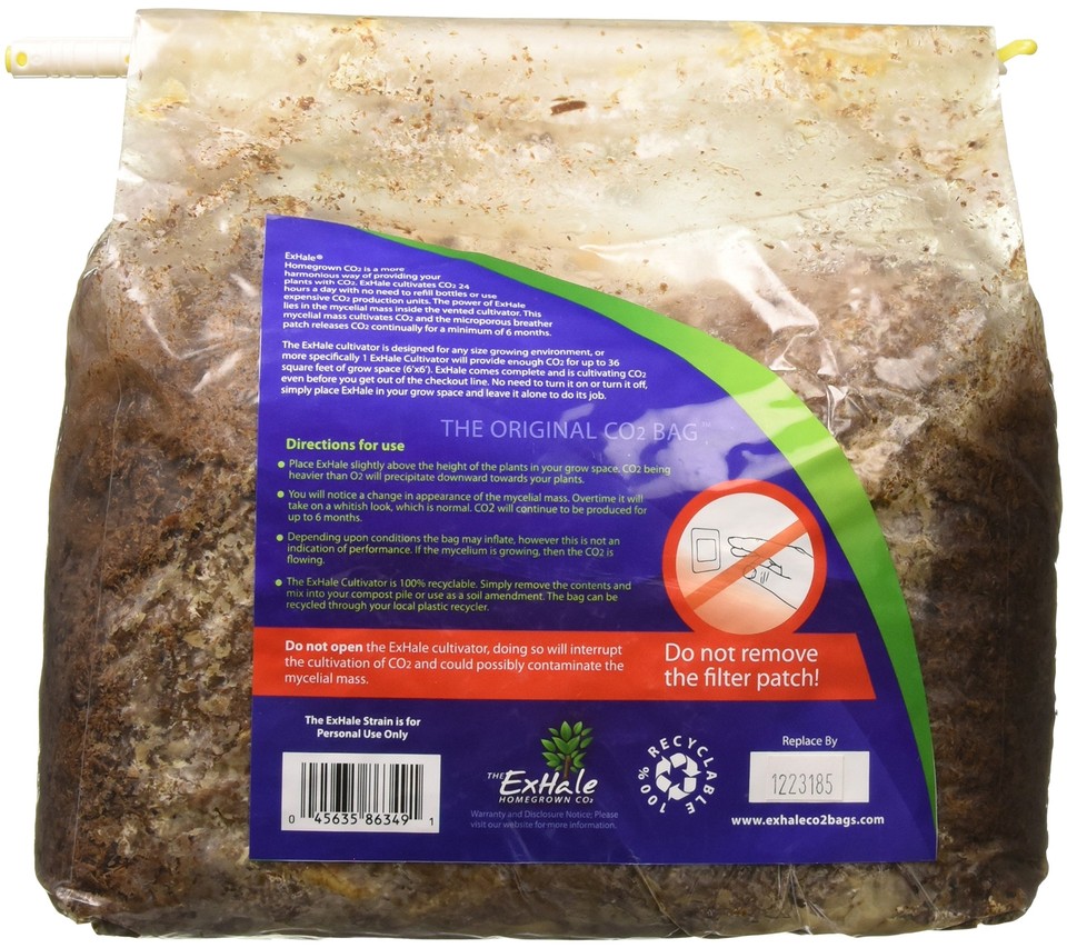 Exhale CO2 Exhale XL CO2 Bag 45635863491| eBay