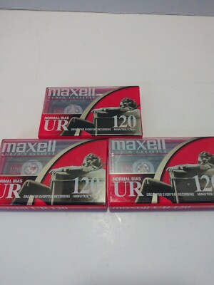 Maxwell Audio Cassette 90 UR Normal Bias IEC Type Recording Cassette ...