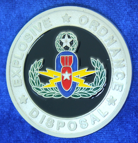USAF Special Operations Command GEOBASE EOD Explosive Challenge Coin C ...