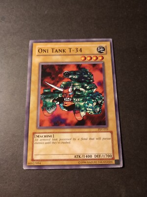 Yu-Gi-Oh! Oni Tank T-34 Common Card PSV-059 LP | eBay