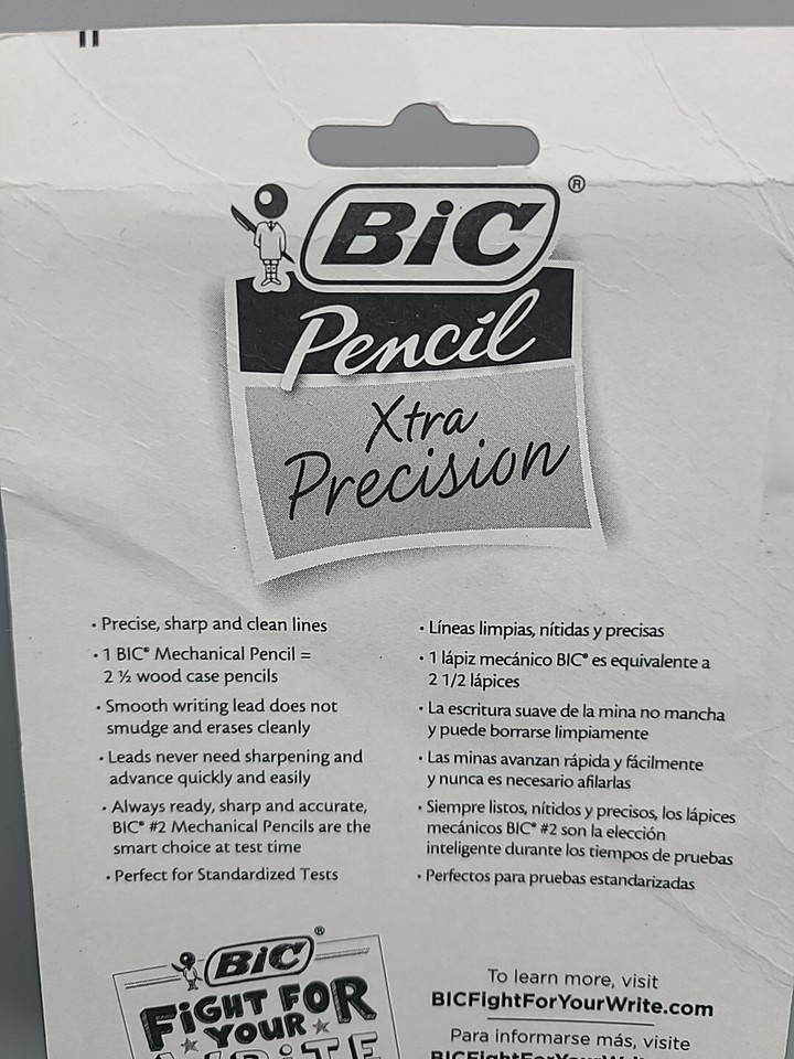 BIC mechanical Pencil 18 Count Pack with Erasers 0.5mm 70330417557| eBay