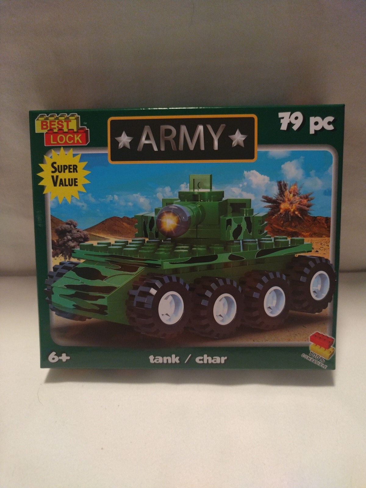 Best Lock Army Tank 79 pc New | eBay