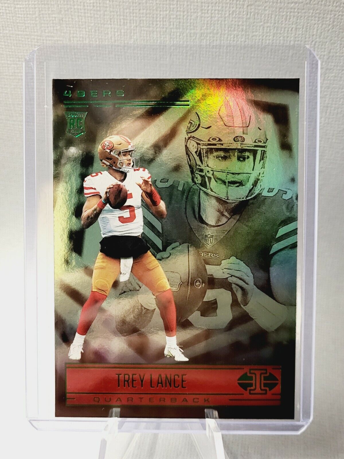 2021 Panini Illusions #61 Trey Lance Emerald San Francisco 49ers RC | eBay