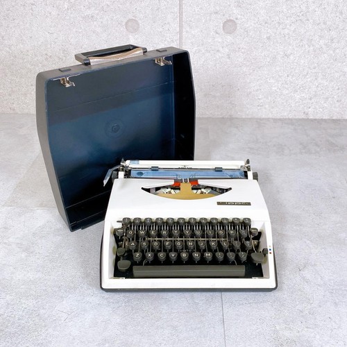 ADLER Tippa Vintage Manual Typewriter White&Black Portable with Case ...