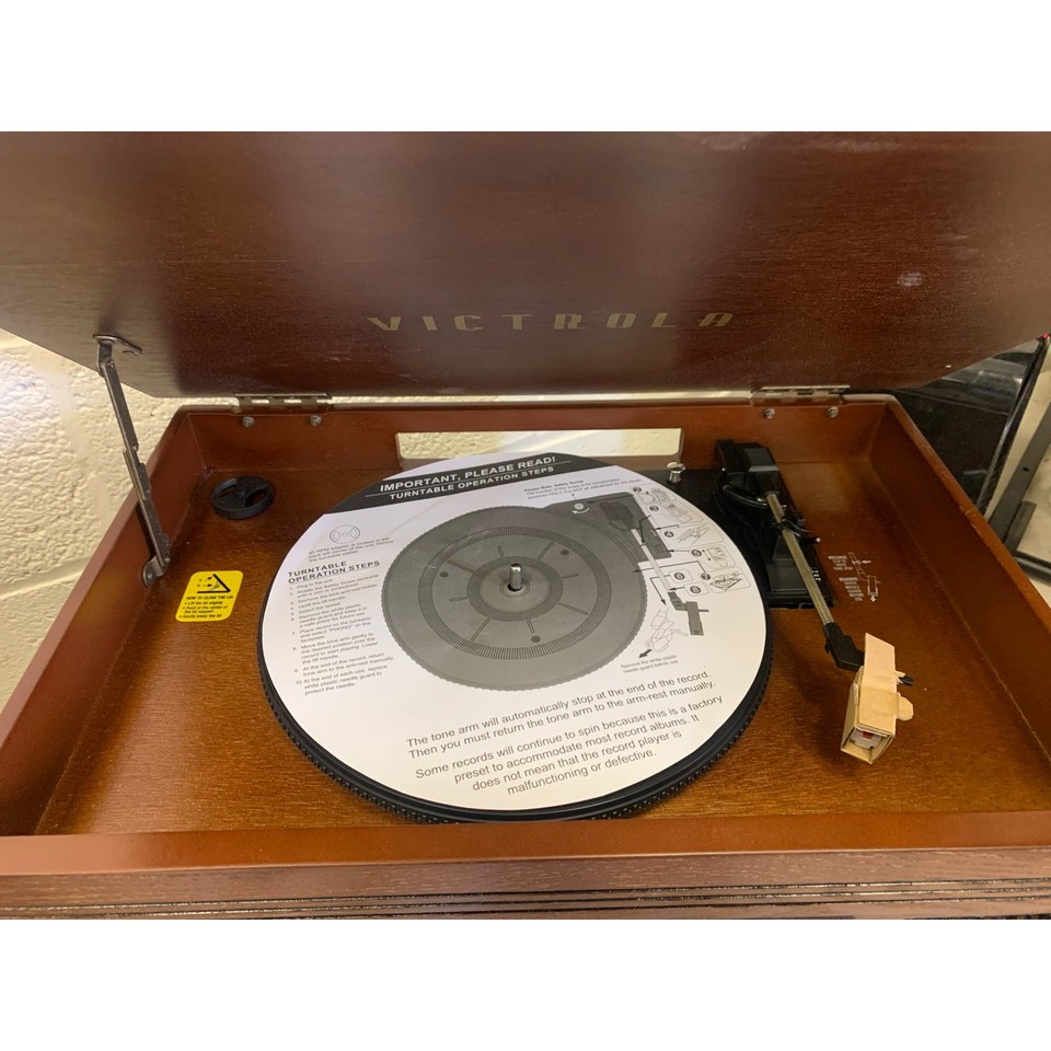 Victrola Aviator 8-in-1 Bluetooth Record Player & Multimedia Center ...
