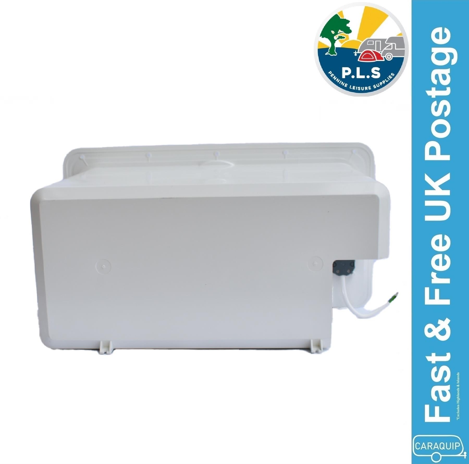 Caravan Battery Box System NBBS Side Locker + 230v 3 Pin Socket Outlet ...