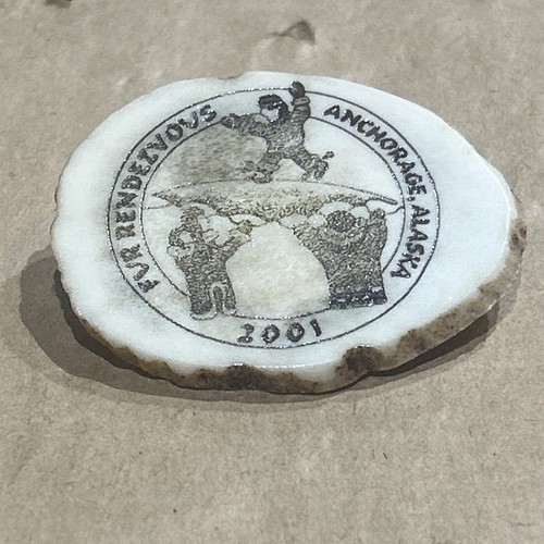 Fur Rendezvous Rondy 2001 Blanket Toss Antler Pin Anchorage Alaska ...