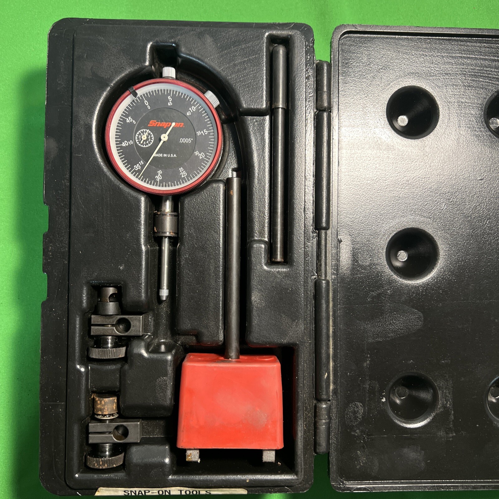 Snap on Dial Indicator Set with Conforming Magnetic Base GA3640 | eBay