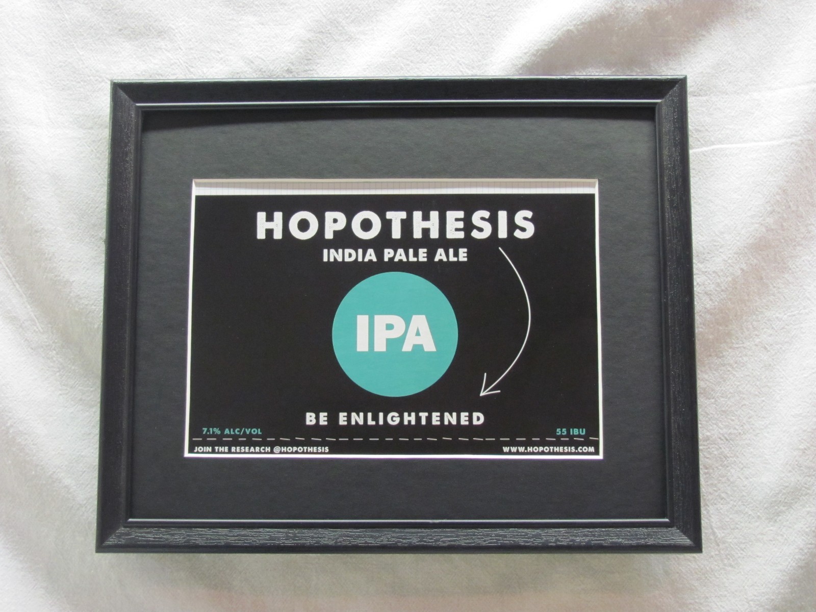 HOPOTHESIS INDIA PALE ALE BEER SIGN #969 | eBay
