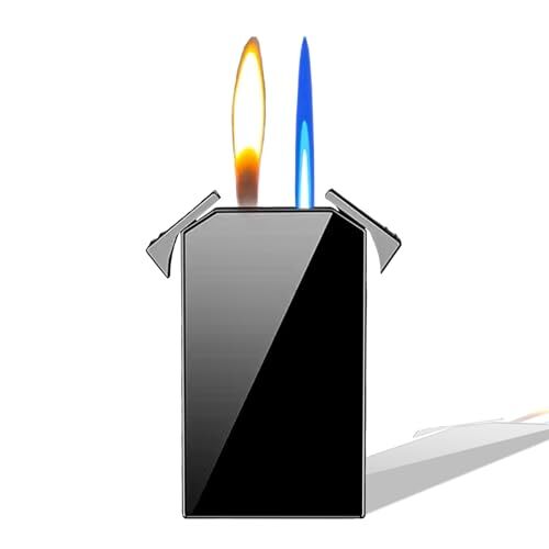 Cool Jet Torch Lighers Dual Flame Lighter, Pretty Aesthetic, Refillable ...