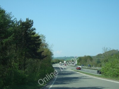 Photo 6x4 Slip road onto A38 northbound from B3344 Chudleigh c2011 ...