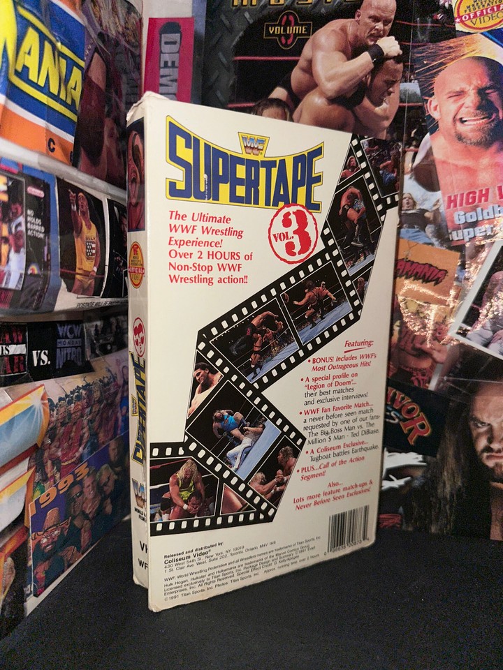 WWF SUPERTAPE VOL. 3 Coliseum Video | eBay