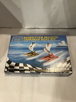 Cub Scout Derby - Raingutter Regatta Trimaran Boat Kit New In Box | eBay