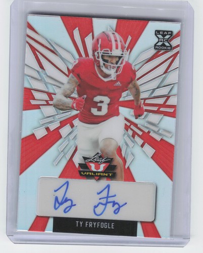 2022 Leaf Valiant #BA-TF1 Ty Fryfogle Red Auto #/6 | eBay