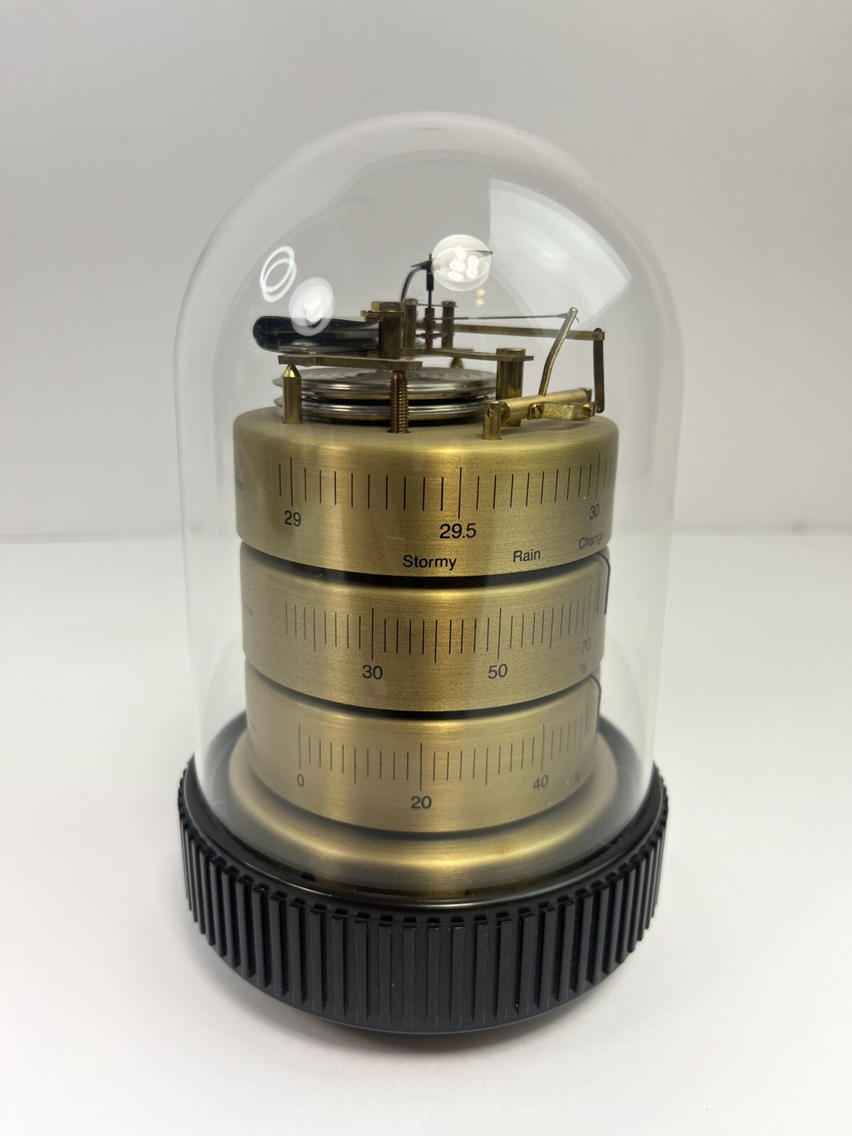 Vintage Barigo German Desk Top Weather Station Barometer Thermometer ...