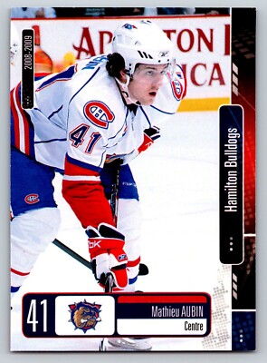 Matthew Aubin 2008-09 Hamilton Bulldogs | eBay