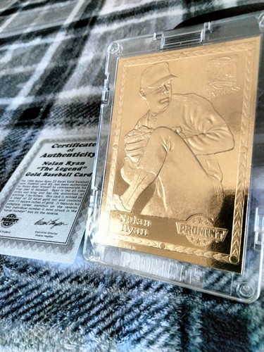 1993 Promint Nolan Ryan HoF 22K Gold Limited Edition #083179 | eBay