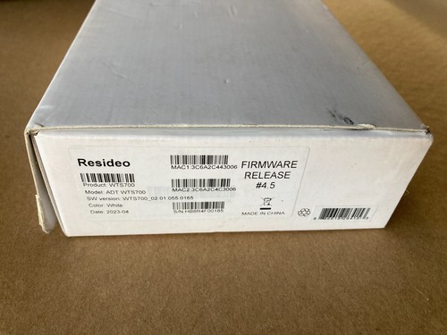 NEWEST MODEL RESIDEO ADT WTS700 REMOTE TOUCHPAD KEYPAD CONTROL FIRMWARE ...