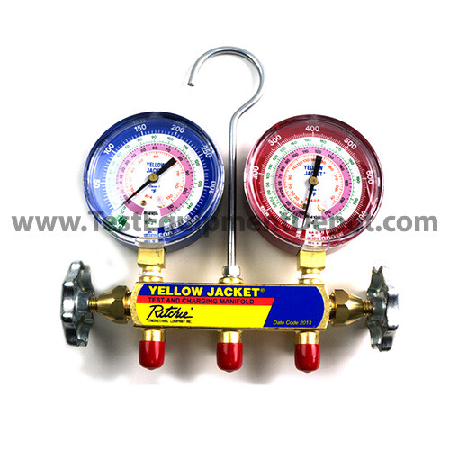 Yellow Jacket 42001 2-Valve Series 41 Test/Charging Manifold, Gauges | eBay