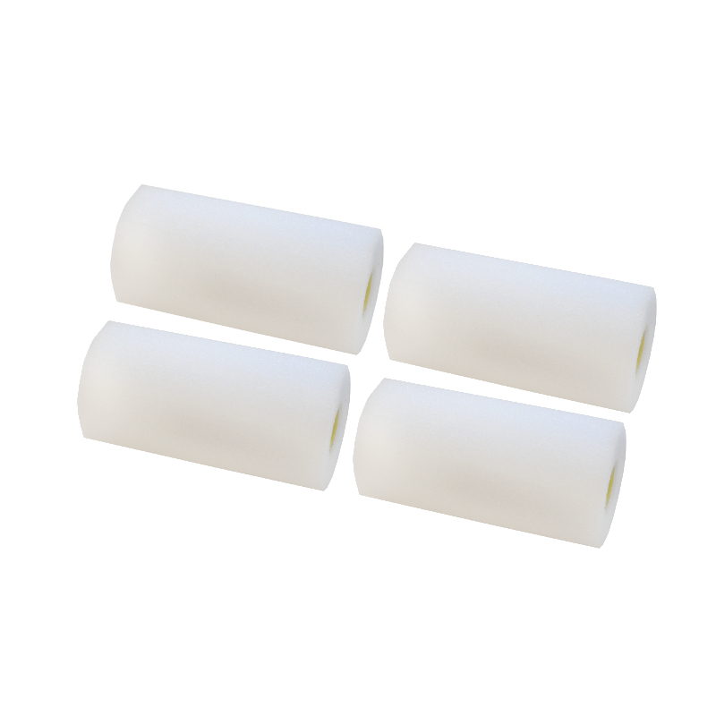 4 x DEWEPRO Lackierwalze fein 5 - 7cm Lackiererwalze Schaumstoff Walze ...