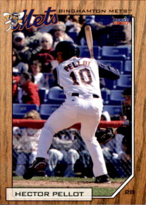 2010 Binghamton Mets Choice #21 Hector Pellot Cidra Puerto Rico PR ...