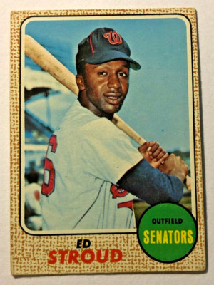 1968 Topps #31 Ed Stroud, Washington Senators VG-EX | eBay