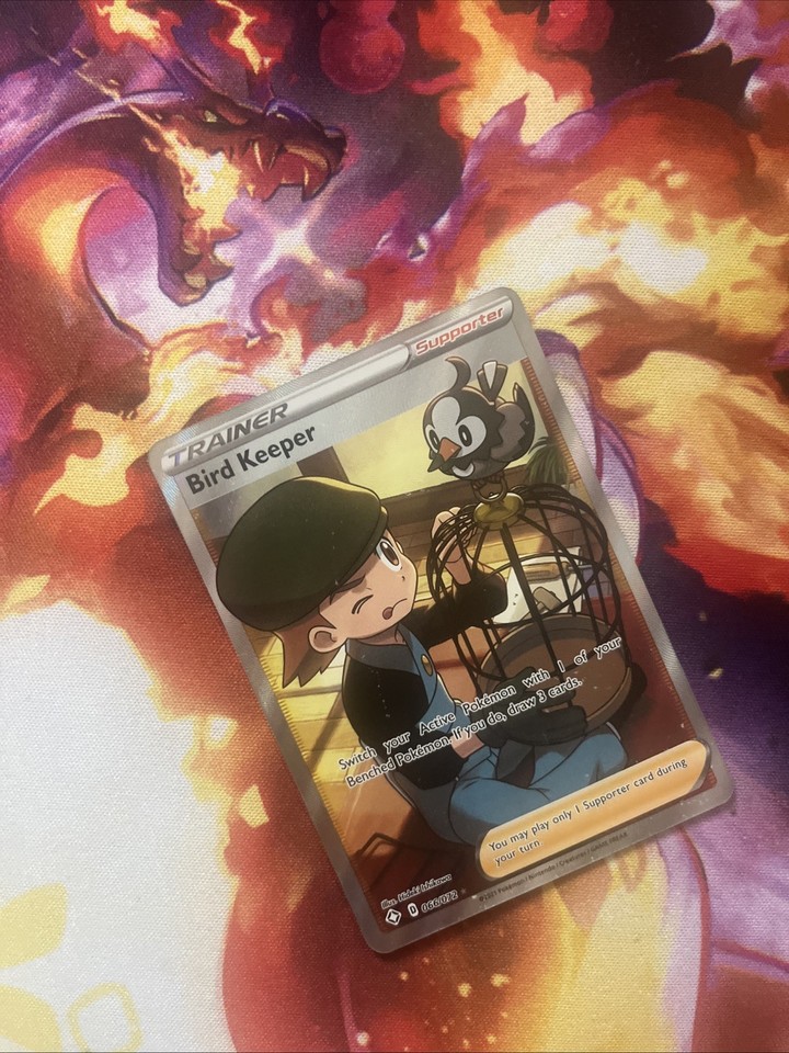 Pokemon TCG Bird Keeper (Full Art) 066/072 Ultra Rare Shining Fates | eBay