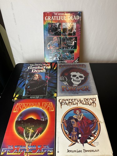 Vintage Grateful Dead Book Family Album Story Lot READ POSTER HB ...