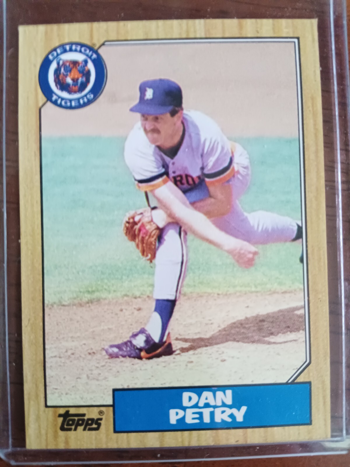 DAN PETRY TIGERS 1987 TOPPS BASEBALL CARD #752 | eBay
