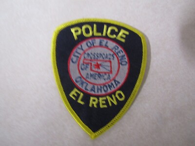 PATCH LAW ENFORCEMENT POLICE EL RENO CITY OF OKLAHOMA | eBay