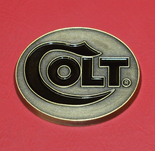 Colt Firearms Small Brass Display Case Plaque | eBay