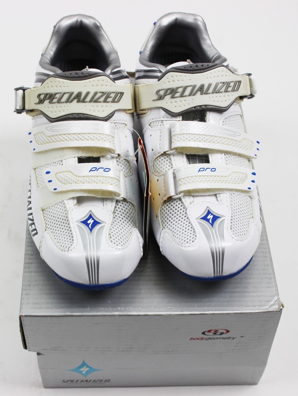 SPECIALIZED Pro Road Women's Cycling Shoes White / Blue, 37 EU / 6.5 US ...