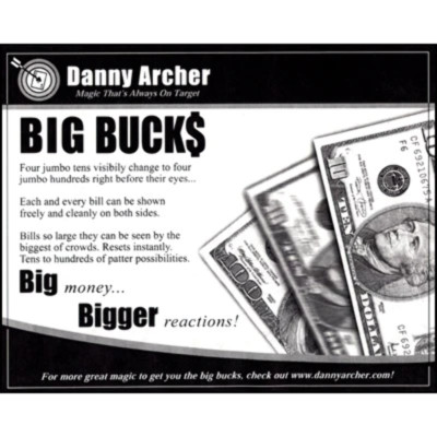 Grand Bucks Par Danny Archer - Ruse | eBay