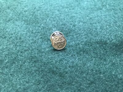 Small Round C/S Award JCP Pin Silver Tone JC Penney Customer Service ...