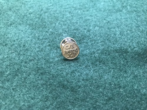 Small Round C/S Award JCP Pin Silver Tone JC Penney Customer Service ...