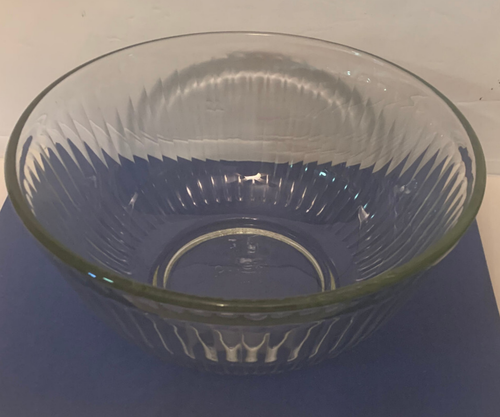 Vintage Pyrex 7403-S Clear Ribbed 10 Cup 2.5L Glass Bowl | eBay