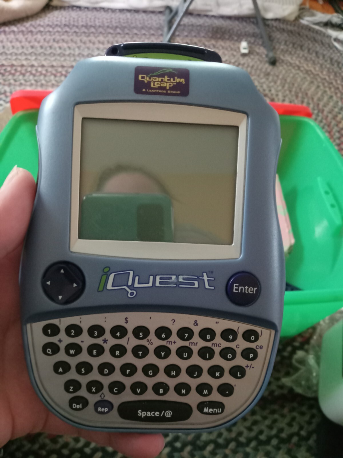 Quantum Leap iQuest Learning Handheld Game System with 1 Cartridges ...