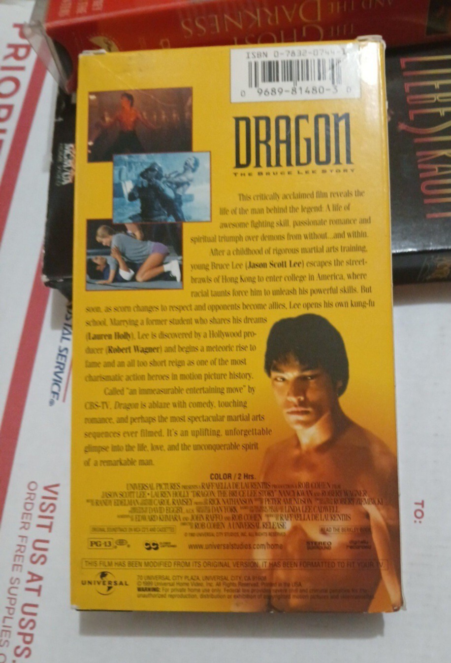 Dragon: The Bruce Lee Story (VHS) for sale online | eBay