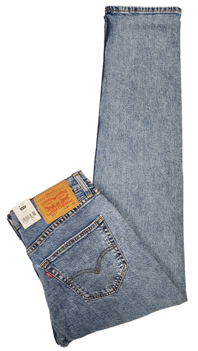 New Levis Flex 511 Mens Slim Fit Stretch Jeans 34X32 #5278 New Levis Flex 511 Mens Slim Fit Stretch Jeans 34X32 #5278