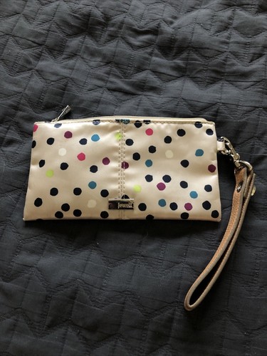 Jewell by thirty one Wallet All About the Benjamins Polka Dot Tan W ...