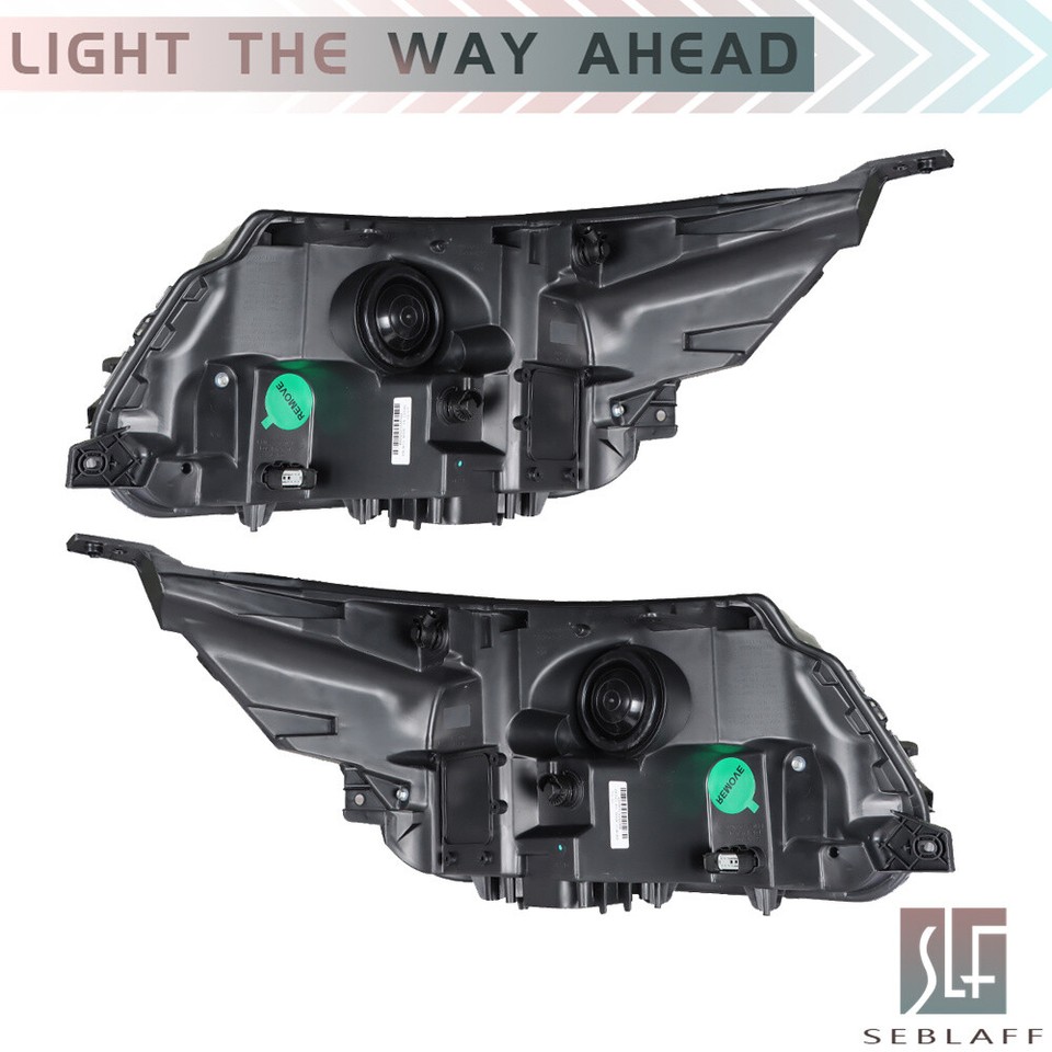 For 2016 2017 2018 Ford Explorer Headlight Halogen W/LED DRL Black ...