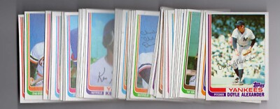 1982 Topps Traded SET BREAK singles, stars, rookies, HOFers, #1T-132T ...