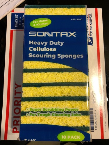 10pcs SONTAX Scouring Sponges FAST SHIPPING (Ships from U.S.A.) | eBay