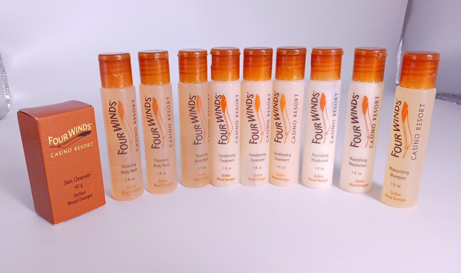 TAROCCO SICILIAN BLOOD ORANGES Set of 10 Conditioner Shampoo Lotion ...