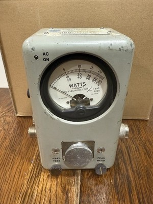 Bird Thruline Model 4314 Wattmeter | eBay