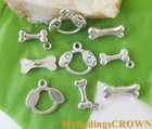 20 sets Tibetan Silver bone toggle clasps 3 in 1 FC5013 | eBay